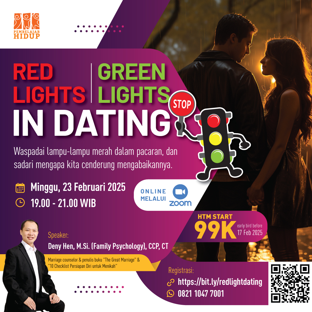 Webinar: Red Lights, Green Lights in Dating – Pembelajar Hidup